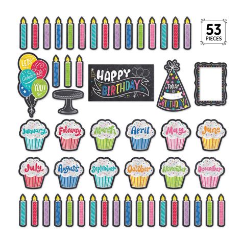Chalk It Up Happy Birthday Mini Bulletin Board Set By Creative