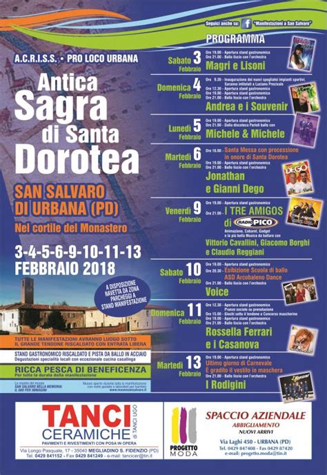 Antica Sagra Di Santa Dorotea Italive