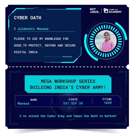 Julakanti Manasa On Linkedin Cybersecurity Nxtwave Nxtwaveteam Ccbp Ccbpian Rahulattulurisir