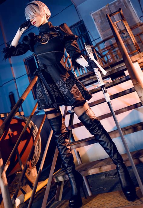 Nier Automata ヨルハ二号b型 2b ニーアオートマタ コスプレ