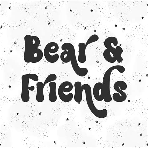 Bear And Friends Creativeprintsds