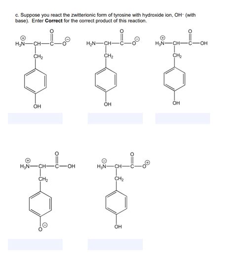 Solved 5. a. Indicate Correct for the correct zwitterionic | Chegg.com
