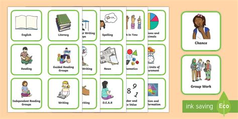 Reception Visual Timetable Teaching Materials Twinkl