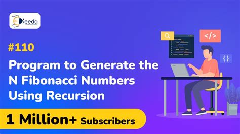 Program To Generate The N Fibonacci Numbers Using Recursion Functions In C Programming Youtube