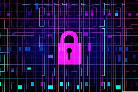 Premium Vector Modern Tech Encrypted Data Theme Background