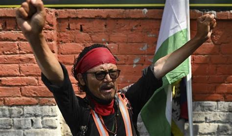 Thousands Of Tibetans Protest On 62nd Anniversary Of Uprising Against