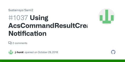 using acscommandresultcreated notification · issue 1037 · sustainsys