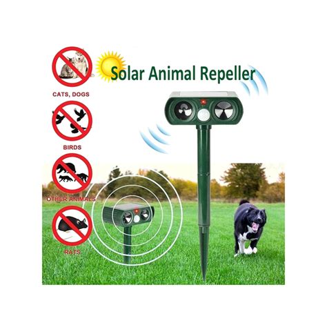 Solar Animal Repeller Ультразвуковой отпугиватель грызунов, собак и ...