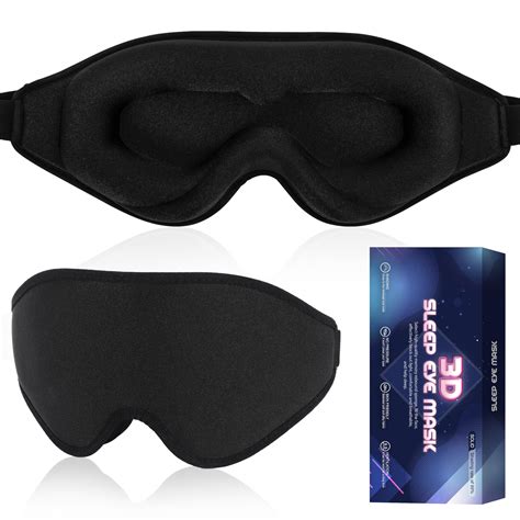 Sleep Mask 3d Memory Foam Eye Mask For Sleeping 100 Light Blocking