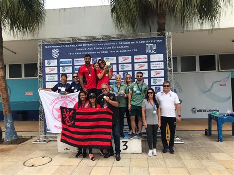 Flamengo Campe O Do Campeonato Brasileiro Junior E S Nior De Nado Art Stico Cbda