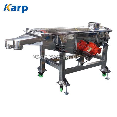 Stainless Steel Food Industry Rectangular Vibrating Sieve Powder
