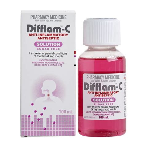 Difflam C Solution 100ml Difflam Guardian Singapore