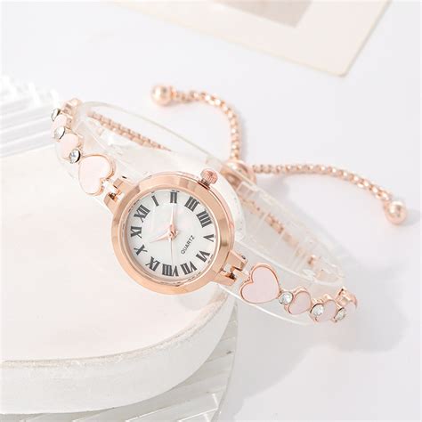 Jual Jam Tangan Wanita Anti Air Tali Jam Tangan Serut Murah Mutiara Korea Elegan Jam Tangan