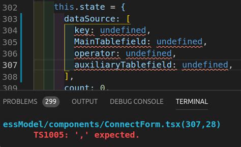 React Ts1005 Expected 这是什么原因 Segmentfault 思否