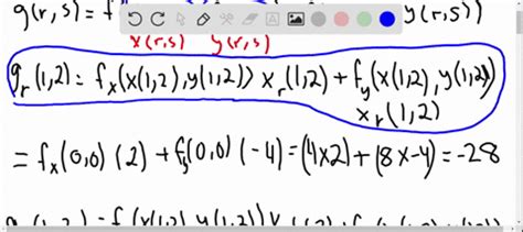 Solved Suppose F Is A Differentiable Function Of X And Y And G R S F
