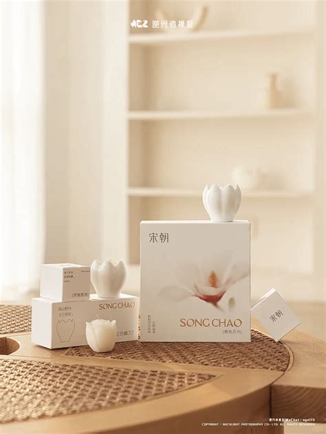 玉兰香薰蜡烛静物摄影雅集香氛蜡烛礼盒