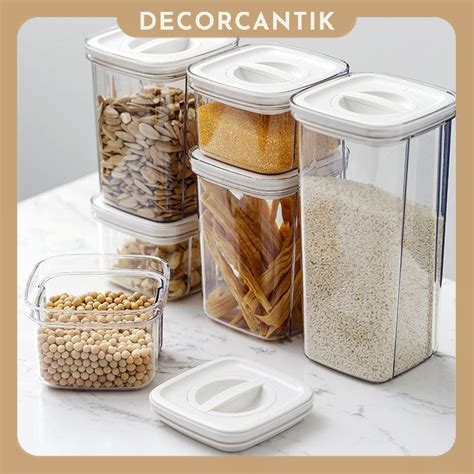 Stackable Twist Lock Airtight Canister Food Storage Container Shopee
