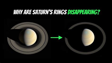 Why Are Saturns Rings Disappearing Youtube