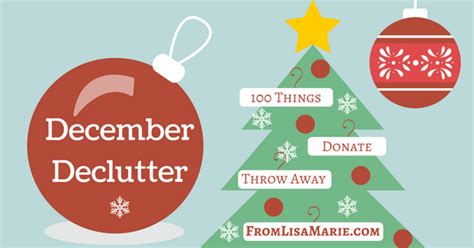 Offset The Holiday Stuff With A December Declutter From Lisa Marie