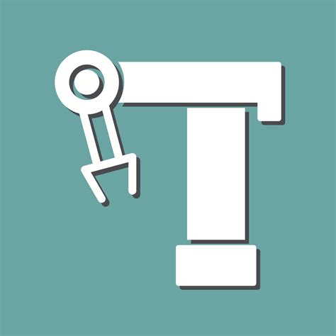 Robotic Arm Vector Icon Vector Art At Vecteezy