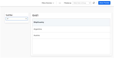 Text Filter Embedded Dashboard Widget Bold Bi Docs