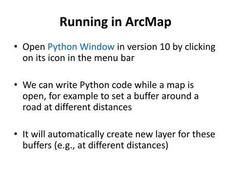 Ppt Python And Arcmap Powerpoint Presentation Free Download Id5319888