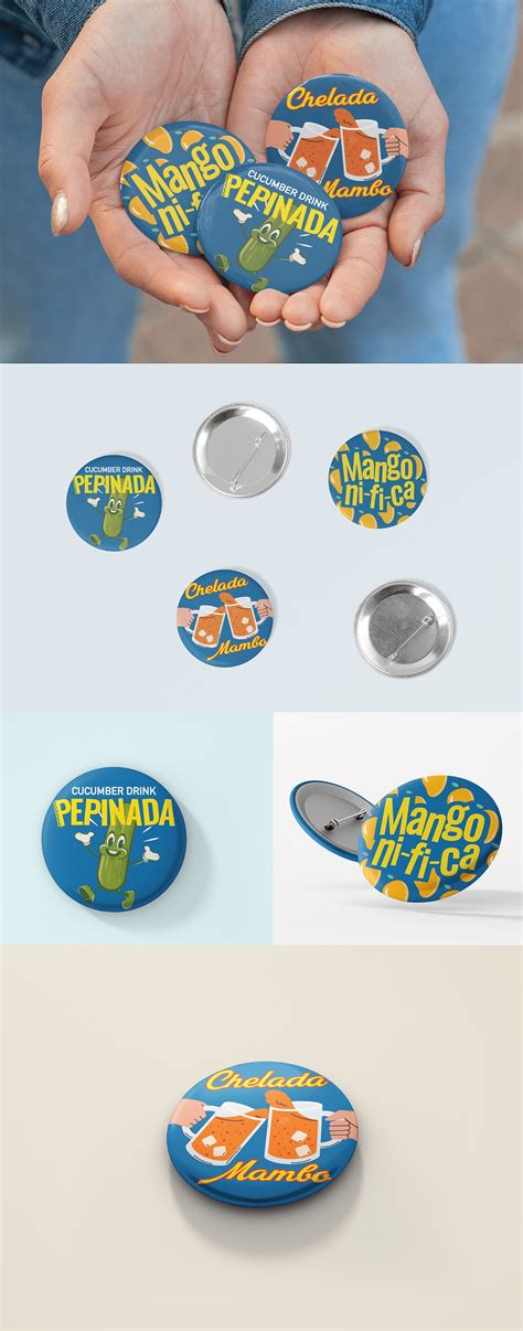Butttons For Restaurant On Behance