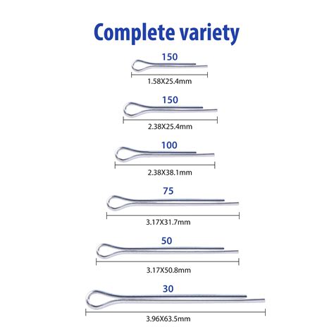 Buy Himetsuya 555 Pieces Stainless Steel Split Pins Split Pins