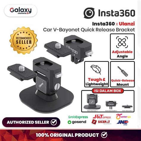 Jual Insta360 Car V Bayonet Metal Quick Release Original Murah Harga
