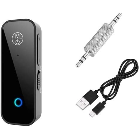 Adaptateur Bluetooth 5 1 Récepteur Auxiliaire Jack 3 5 Mm Émetteur Et