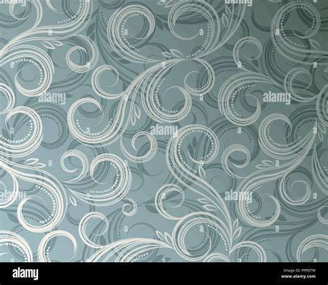 Curl Plant Floral Background Illustration In Eps10 Format Stock Vector Image Art Alamy
