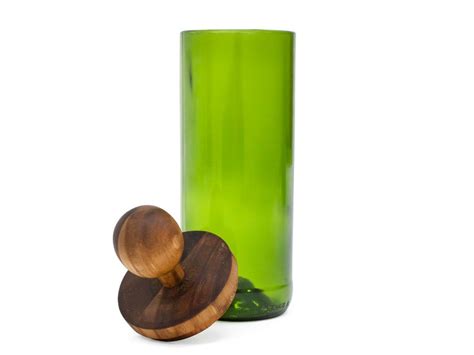 African Creative Recycled Glass Storage Jars