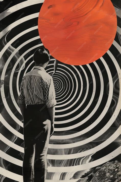 Doppler Effect Collage Poster Adult Art Premium Ai Generated Image