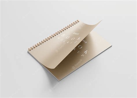 premium psd binded page curl book mockup editable psd