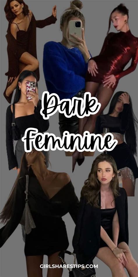 30 Dark Feminine Outfits Mysterious Elegant Confident Girl Shares