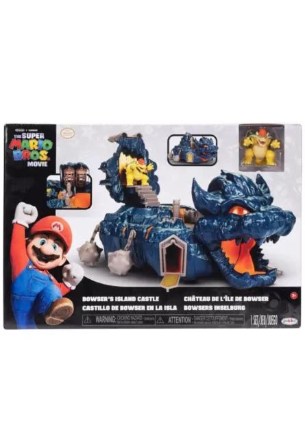 Nintendo The Super Mario Bros Movie Bowsers Island Castle Playset £45