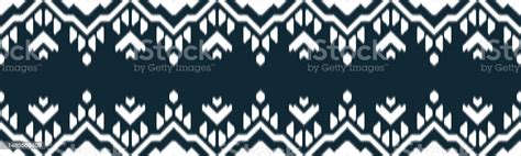 부족 수직의 Ikat 민족 원활한 패턴 디자인 Geomatirc 부족 벡터 텍스처입니다 피규어 부족 자수 Backgroud 벡터 일러스트 Ep51 검은색에 대한 스톡 벡터