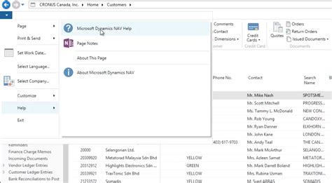 Overview Of The Help Menu In Microsoft Dynamics NAV