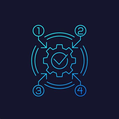 Process Optimization Vector Icon Linear Eps 2012190 Vector Art At Vecteezy