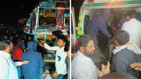 Video Maharashtra Cm Eknath Shinde Stops His Convoy Provides