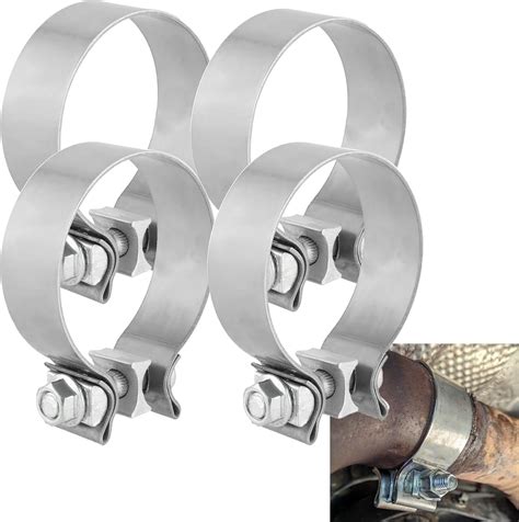 Amazon KEILEOHO Pack Inch Exhaust Clamps Narrow Band Stainless Steel Exhaust Clamp