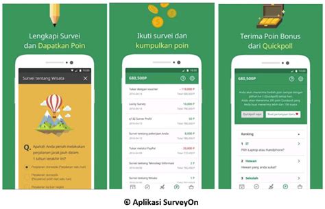 Cara Mendapatkan Uang Dari SurveyOn Aplikasi Isi Survey Dan Dibayar