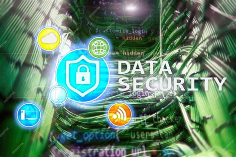 Безопасность данных предотвращение киберпреступлений защита цифровой информации значки