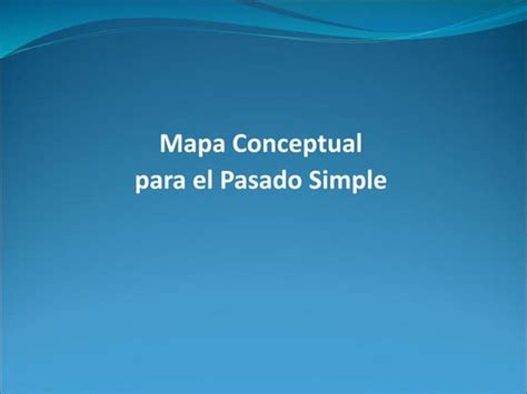Pasado Simple Ppt