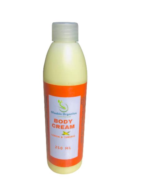Gloskin Organics Daily Moisturizing Lotion Lemon And Tumeric Cream