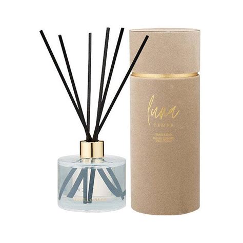 1pc Tempa 200ml Luna Vanilla Bean Aroma Home Décor Scented Air Reed