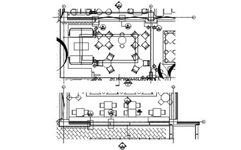 Restaurant Furniture Layout Plan Cad Drawingdownload This 2d Autocad
