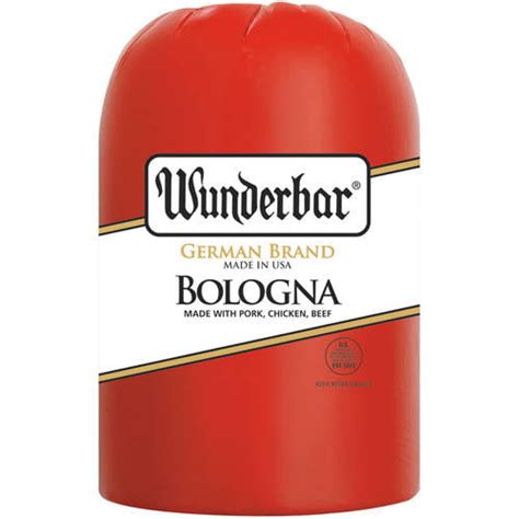 Wunderbar German Brand Bologna Deli Sliced