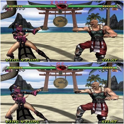 Mk Deception Xbox Vs Gamecube Graphics Comparison R Mortalkombat