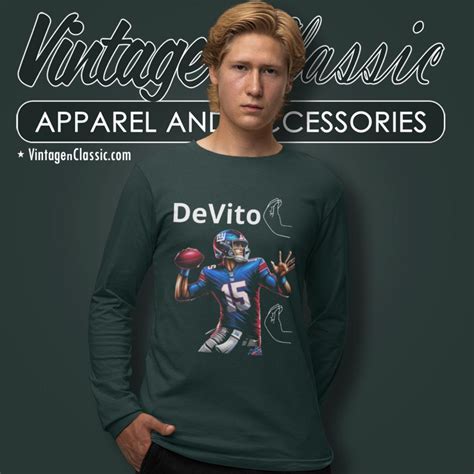 Tommy Devito New York Giants Shirt Vintagenclassic Tee